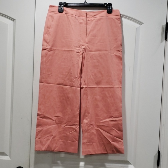 New York & Company | Pants & Jumpsuits | Cuffed Crop Pants In Peach ...